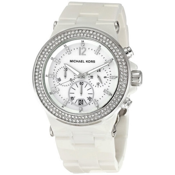 Michael Kors | Accessories | Authentic Michael Kors Mk539 White Ceramic ...